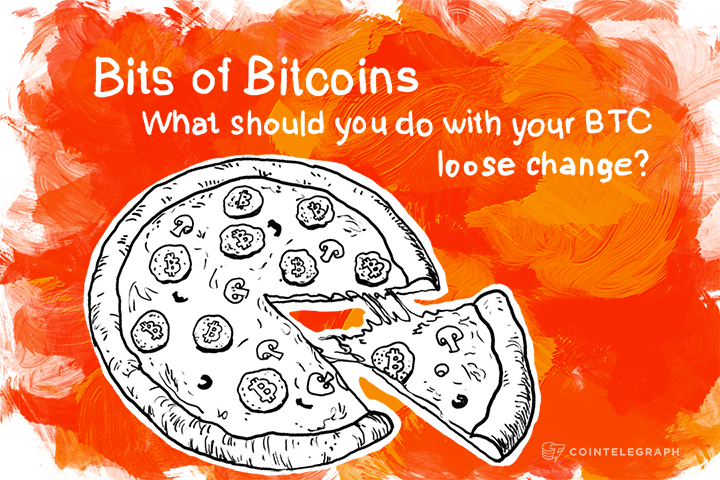 Bits of Bitcoins: What should you do with your BTC loose change?