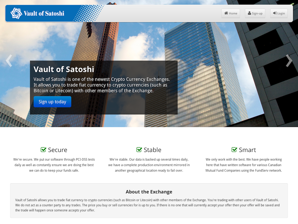 Major Update to the Vault of Satoshi